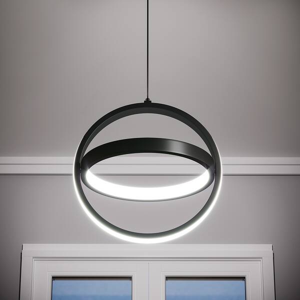 Edwin Modern LED Pendant Light Black Ceiling Light Contemporary ...