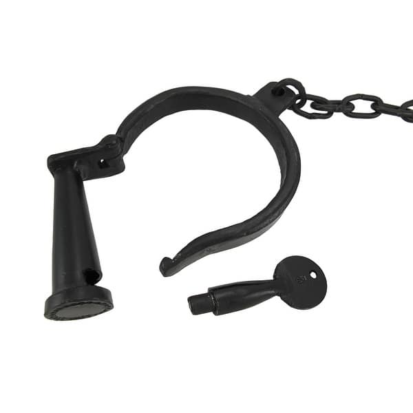 Cast Iron 1800S Style Prison Ball And Chain Decorative Accent 6 Inch ...
