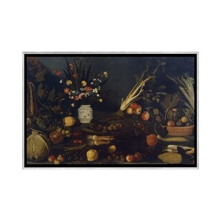 iCanvas "Still life of flowers and plants" by Michelangelo Merisi da ...