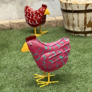Rustic Arrow Mini Fuchsia Hen for Decor - Bed Bath & Beyond - 36198224