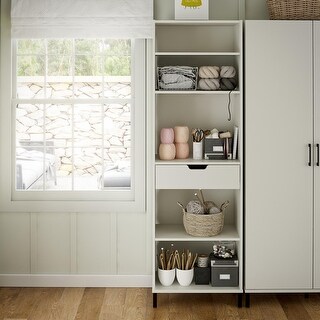 Systembuild Evolution Vantage Open Cabinet with Drawer - Bed Bath ...