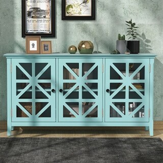 Turquoise console table mdf accent table living room sideboard table ...
