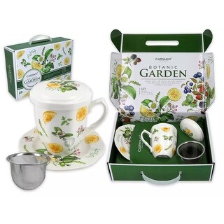 Carmani Botanic Lemon Garden Tea Gift Set - Bed Bath & Beyond - 37425554