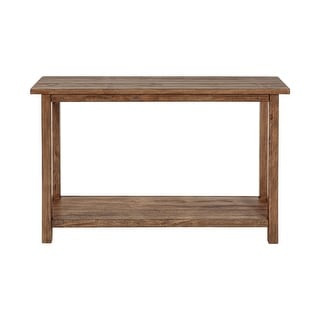 Wooden Console Table with Open Bottom Shelf - Bed Bath & Beyond - 43075166