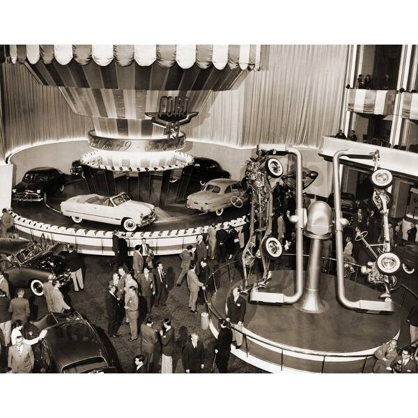 1949 Model Ford Cars Introduced To The Press And Public In Grand
