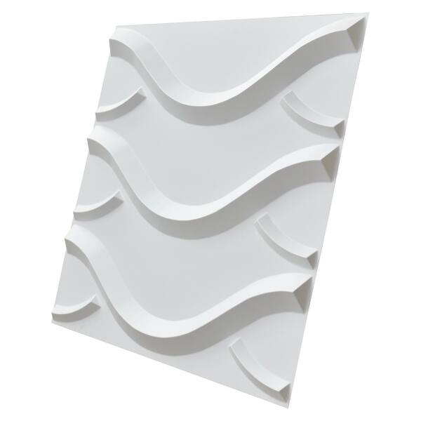 Art3d 3D Wall Panels PVC Wave Design VII (32 Sq.Ft) - Bed Bath & Beyond ...