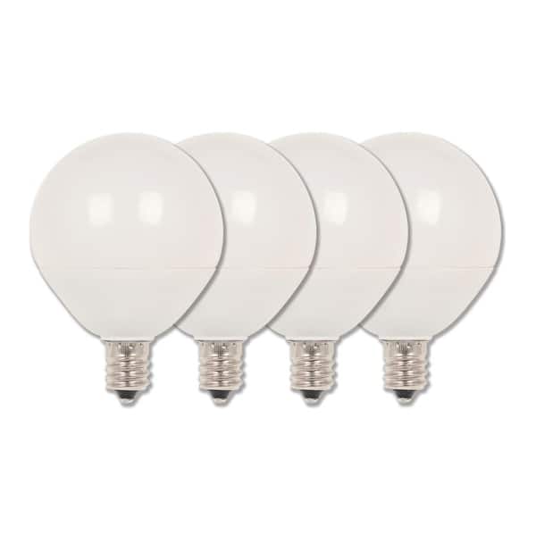 Westinghouse 60-Watt Equivalent Soft White G16-1/2 Dimmable LED Light ...