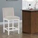 26" Chenille Spindle Legs Counter Stool - Bed Bath & Beyond - 40425618
