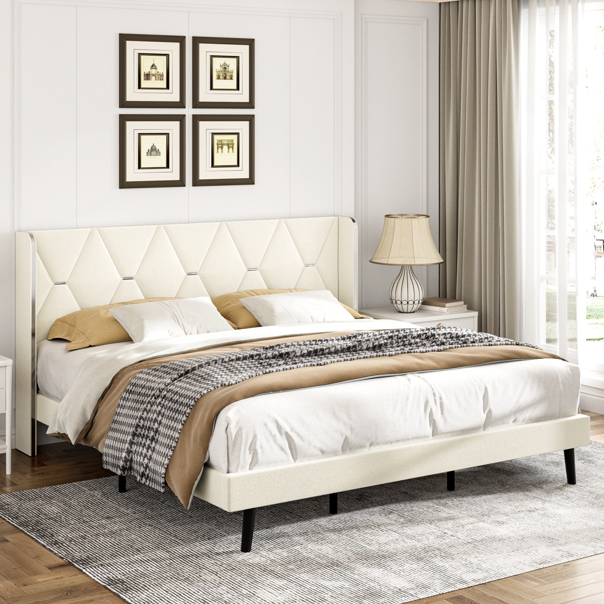 Upholstered Platform Bed Frame On Sale Bed Bath Beyond 39172739