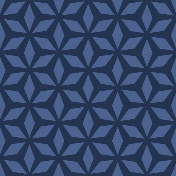 royal blue patterned wallpaper