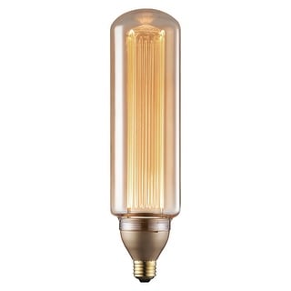 LED T25 Filament Vintage Edison Bulb, E26 Base, 2000K Soft Warm - Amber ...