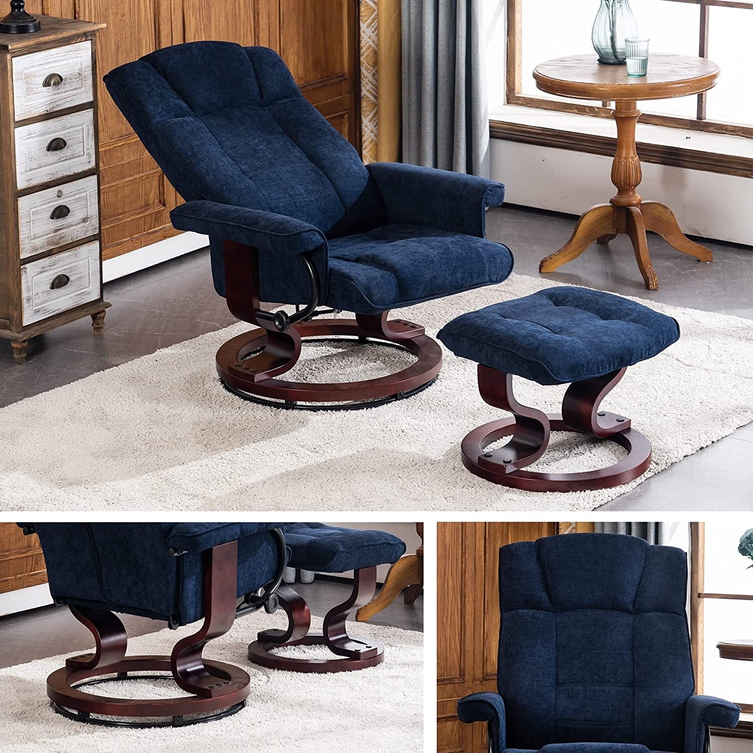 Mobilis living room slim manual recliner chair store