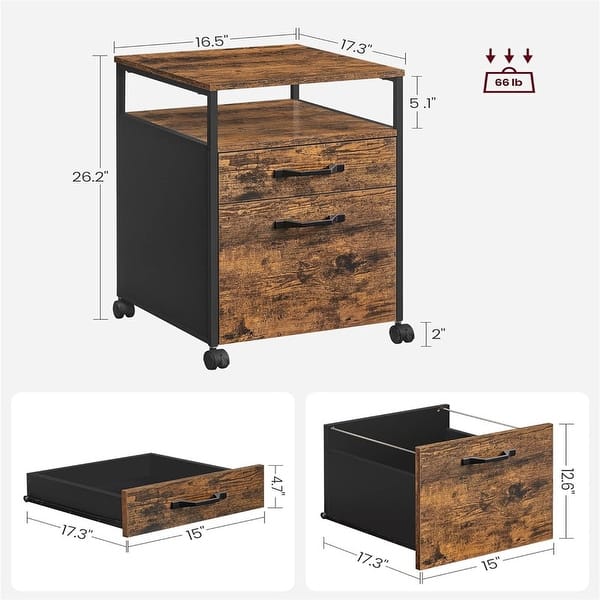 Mobile Filing Cabinet with Wheels - Bed Bath & Beyond - 40046640