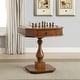 Roomfitters Bishop Cherry Reversible Chess Checker Game Table, 3-in-1 ...