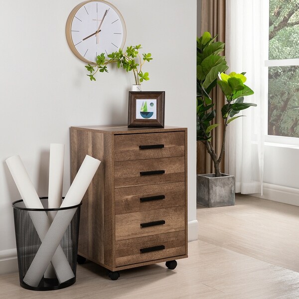 Office storage drawers wood store