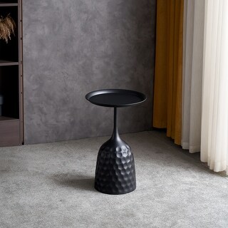 Wine Cup Metal Side Table, Small Display Table, Simple End Table for ...