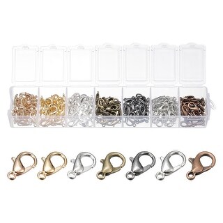 Lobster Claw Clasp, Jewelry Clamps for DIY Craft Making, 7 Colors ...