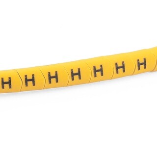 330 Pcs PVC Letter H Type Cable Markers Labels Tags Tube Sleeve for 2 ...