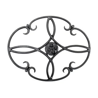 Minuteman International Oval Clover Wrought Iron Trivet, 10 Inch Long ...