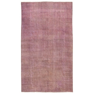 ECARPETGALLERY Hand-knotted Color Transition Dark Burgundy Wool Rug - 5 ...