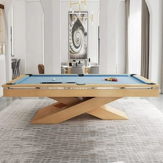 White Billiards Ultimate Modern Slate Pool Table - 7ft: 92” x 53” x 33 ...