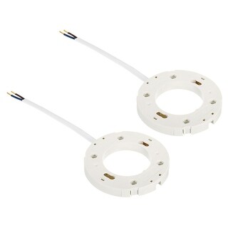 2pcs 110mm Wire GX53 Light Base Socket Plastic Lamp Bulb Holder ...