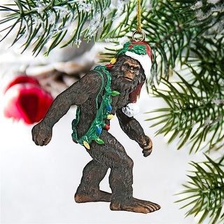 Design Toscano Bigfoot the Yeti Holiday Christmas Ornament - Bed Bath ...