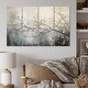 Designart "Tree Monochrome Ethereal Reverie I" Floral Multipanel Canvas ...