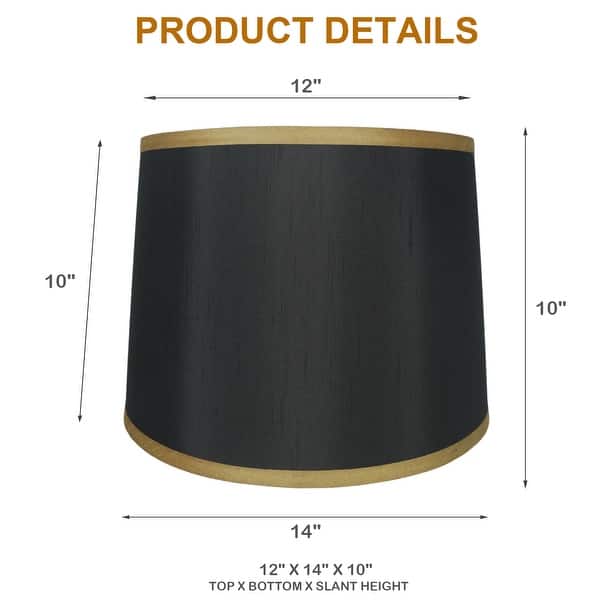 French Drump Lamp Shade, 12" to 14" Bottom Size - Bed Bath & Beyond ...