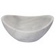 Eden Bath Small Stone Canoe Sink - Honed Guanxi White Marble - Bed Bath ...