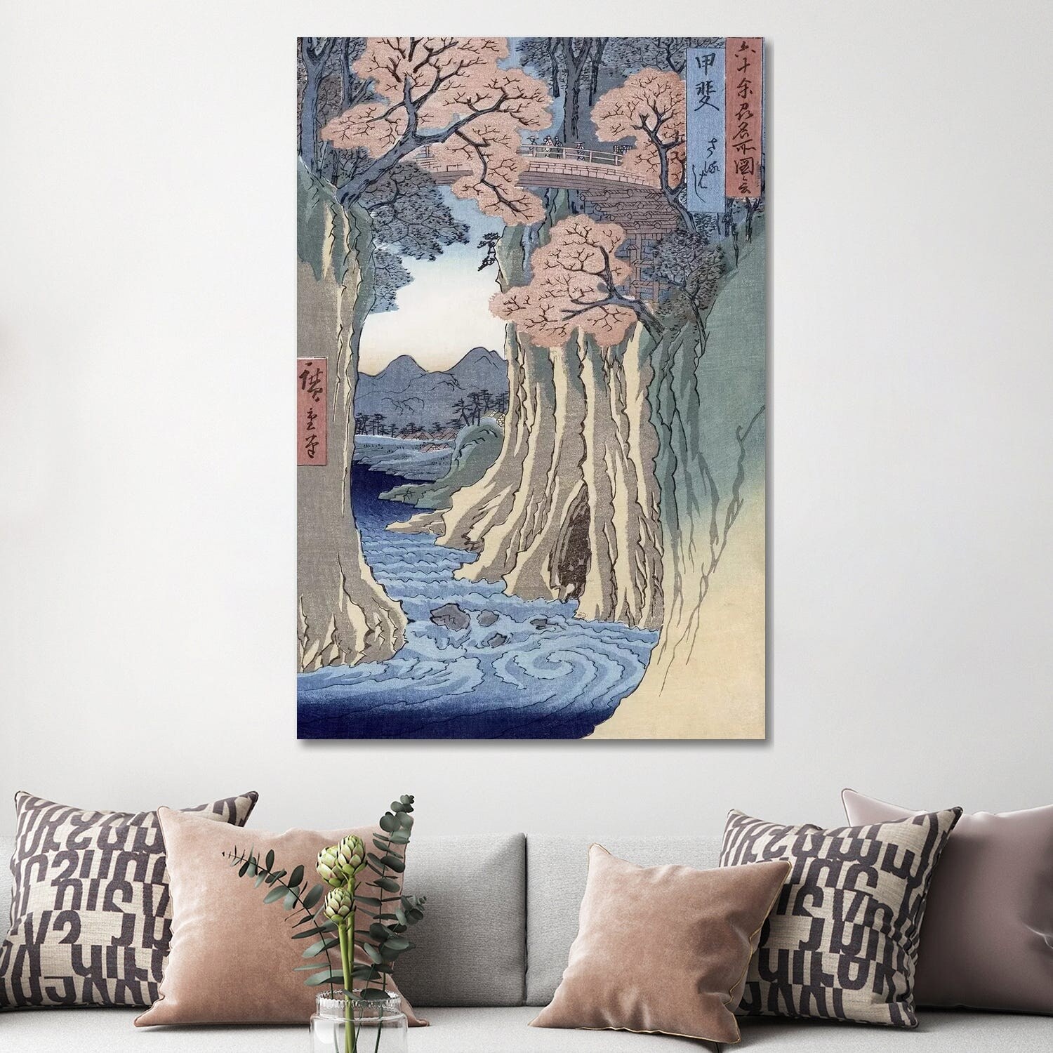 saruhashi bridge hiroshige