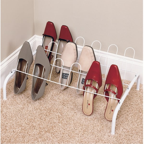 ClosetMaid White Wire 9-Pair Shoe Rack - Bed Bath & Beyond - 38395117