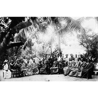 Africa Chief C1900. /Na Chief And His Court Most Likely King Kobina Of ...