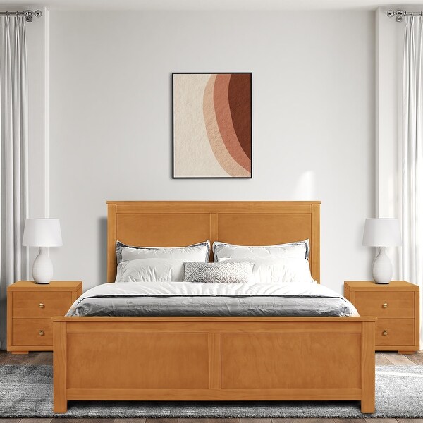 Winston Wooden Platform Bed with Paneled Headboard On Sale Bed Bath Beyond 37666279