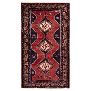 ECARPETGALLERY Hand-knotted Konya Anatolian Red Wool Rug - 4'6 x 8'0 ...