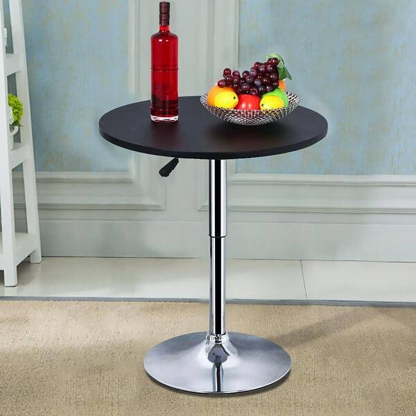Yaheetech Adjustable Round Pub Table Bar Table - Bed Bath & Beyond ...