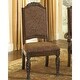 Ashley Furniture D553-02 North Shore Dark Brown Dining Room Cushioned ...