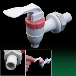 Unique Bargains Push Type White Case Home Water Dispenser Faucet Tap ...