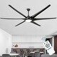 100 Inch 5 Speed Ceiling Fans With Lights And Remote - Bed Bath ...