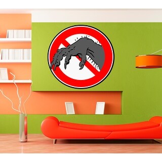 Zombie Stop Sign Decal, Zombie Stop Sign Sticker, Zombie Stop Sign Wall ...