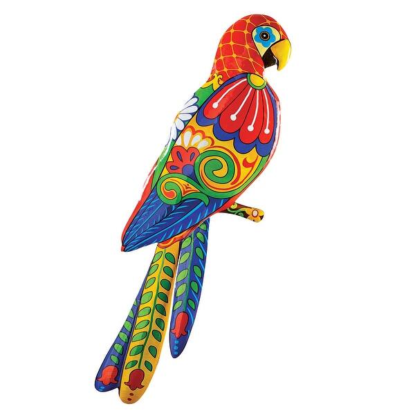 Vibrantly Colorful Tropical Parrot Wall Decor Art - Bed Bath & Beyond ...