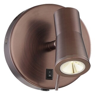Access Lighting Cyprus-2Â - LED Light Wall Sconce - Bronze Finish - Bed ...