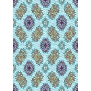 Ahgly Company Machine Washable Transitional Tron Blue Area Rugs - Bed ...