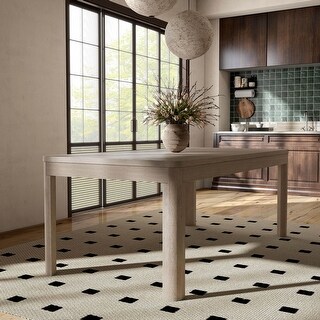 Furniture of America Billet Modern Natural Oak 78-inch Wood Dining ...