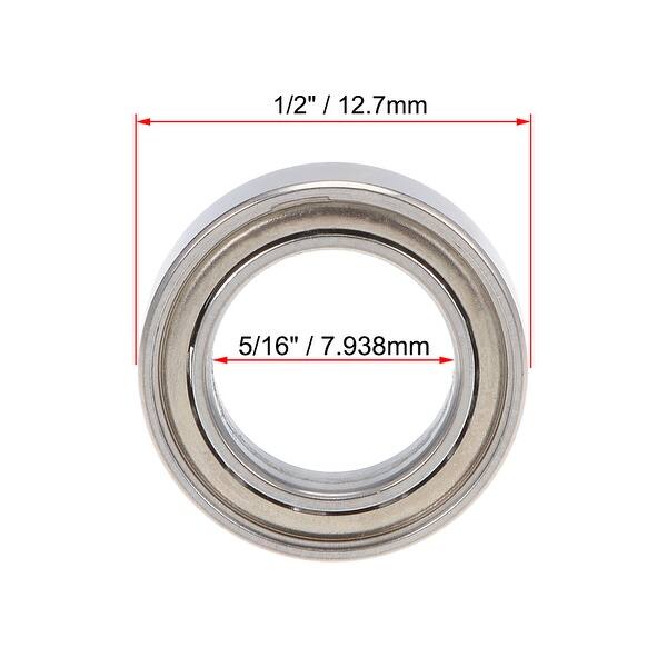 R1810ZZ Ball Bearing 5/16"x1/2"x5/32" Double Shielded ABEC-1 Bearings ...