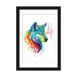 iCanvas "Colorful Wolf" by Katy Lipscomb - Bed Bath & Beyond - 37326384