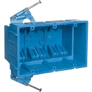 Carlon New Work Super Blue Hard Body Wiring Box, 3-Gang - Bed Bath ...