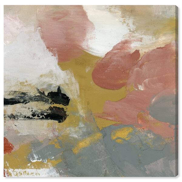 Oliver Gal Abstract Wall Art Canvas Prints 'Pastel Strokes' Paint ...