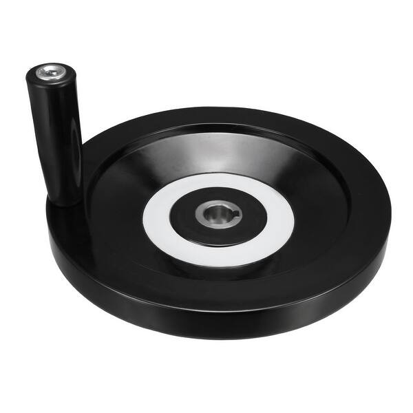 Hand Wheel 200mm Dia. 18mm Hole Dia. for Milling Machine - Black - Bed ...