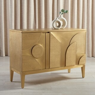 SAFAVIEH Couture Dorielle Brass Covered Sideboard - Bed Bath & Beyond ...